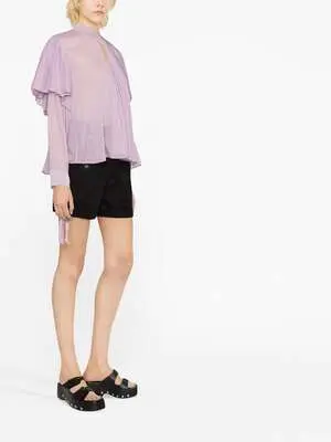 FORTE_FORTE Ruffled Draped Blouse