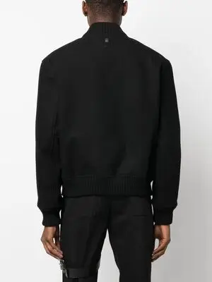 1017 Alyx 9sm Leather-logo Bomber Jacket