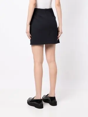 Dice Kayek Asymmetric Draped Miniskirt