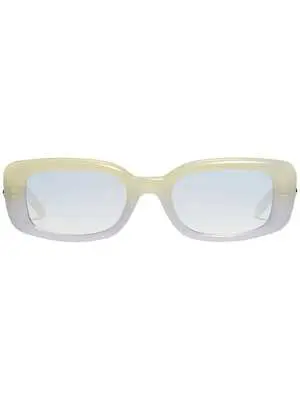 GENTLE MONSTER Gentle Monster Gradient Rectangular Sunglasses Yellow