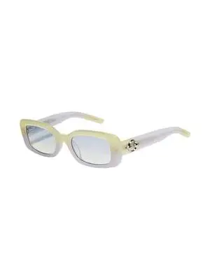 GENTLE MONSTER Gradient Rectangular Sunglasses - Yellow