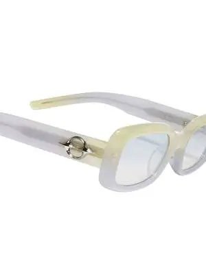 GENTLE MONSTER Gradient Rectangular Sunglasses - Yellow