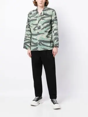 MAHARISHI Camouflage-print Long-sleeve Shirt