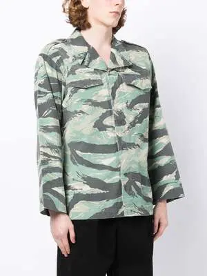 MAHARISHI Camouflage-print Long-sleeve Shirt
