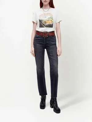 RE/DONE High-rise Cropped Jeans