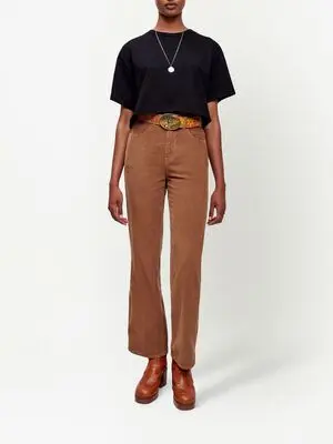 RE/DONE Cropped Short-sleeve T-shirt