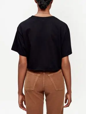 RE/DONE Cropped Short-sleeve T-shirt