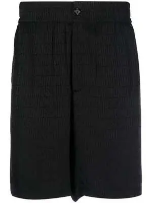 Moschino Print Track Shorts - Black