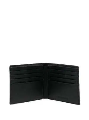 Emporio Armani Logo-plaque Bi-fold Wallet - Black