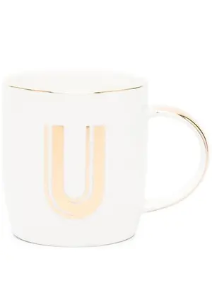 BITOSSI HOME Letter-print Mug - White