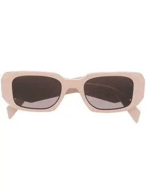 Prada Symbole Square-frame Sunglasses - Neutrals