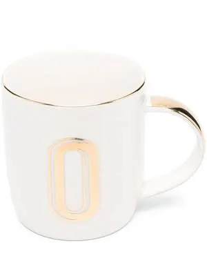 BITOSSI HOME Letter-o Porcelain Mug