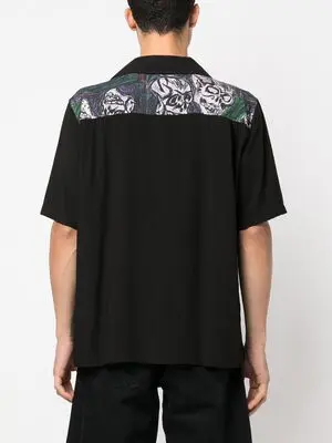 PERKS AND MINI Skull-print Bowling Shirt