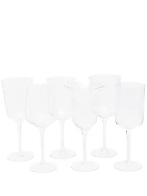 BITOSSI HOME Wine Glass Set Of 6 - White