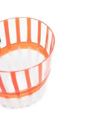CARLO MORETTI Stripe-pattern Glass Vase