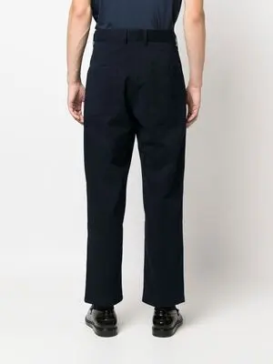 Studio Nicholson High-waisted Cotton Trousers