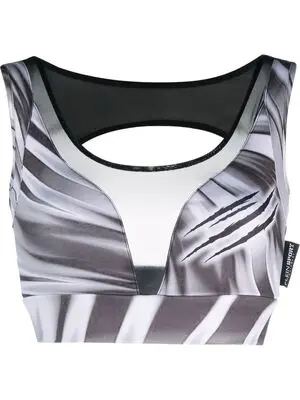 PLEIN SPORT Printed Cropped-top