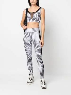 PLEIN SPORT Printed Cropped-top