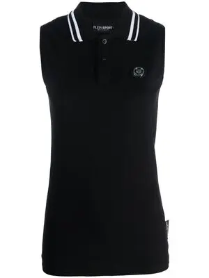 PLEIN SPORT Sleeveless Polo Shirt