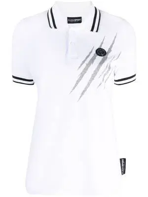 PLEIN SPORT Scratch Short-sleeve Polo Shirt
