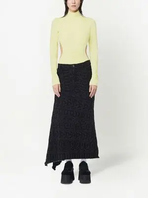 Marc Jacobs Cut-out Long-sleeve Bodysuit