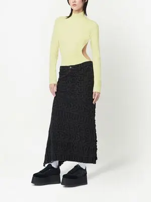 Marc Jacobs Cut-out Long-sleeve Bodysuit