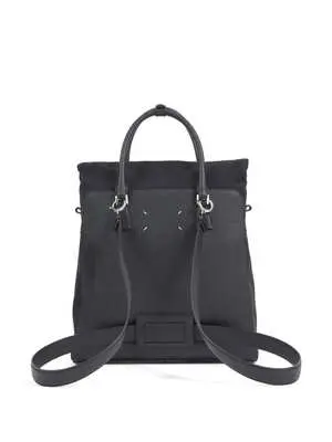 MAISON MARGIELA 5ac Leather Backpack - Black
