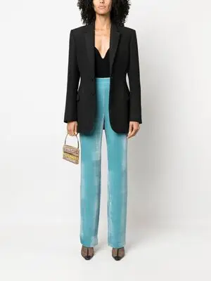 Moschino Velvet Flared Trousers