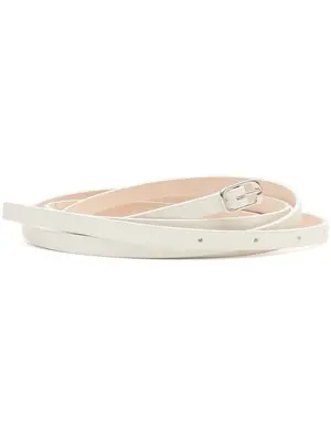 MAISON MARGIELA Slim Belt - White