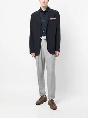 Brunello Cucinelli Patch-pocket Single-breasted Blazer