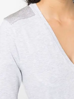 Brunello Cucinelli V-neck Short-sleeve T-shirt