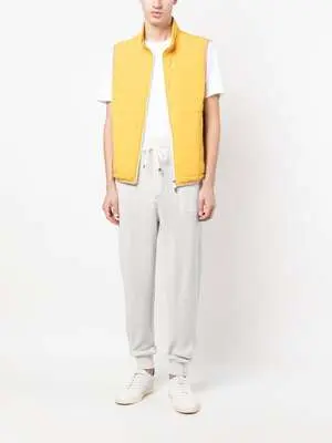 Brunello Cucinelli Feather-down Padded Gilet - Yellow