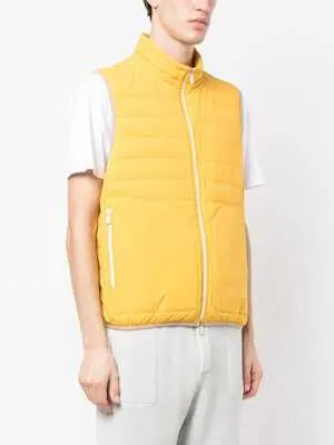 Brunello Cucinelli Feather-down Padded Gilet - Yellow