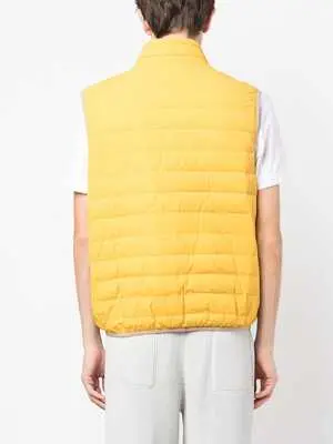 Brunello Cucinelli Feather-down Padded Gilet - Yellow