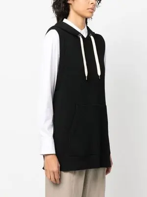 Brunello Cucinelli Ribbed-knit Vest Hoodie