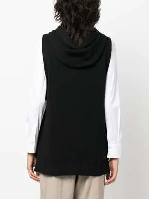 Brunello Cucinelli Ribbed-knit Vest Hoodie