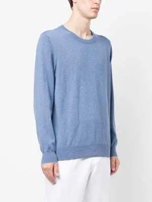 Brunello Cucinelli Crew-neck Cashmere Jumper - Blue