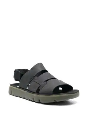 Camper Oruga Strap Detail Sandals - Black