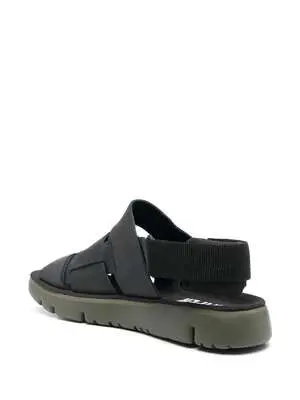 Camper Oruga Strap Detail Sandals - Black