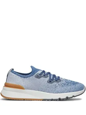 Brunello Cucinelli Speckled Low-top Sneakers