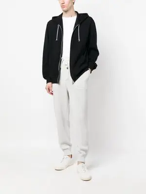 Brunello Cucinelli Drawstring-waist Cotton Track Pants