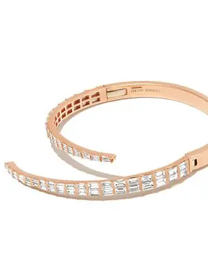 ANITA KO 18kt Rose Gold Diamond Coil Bracelet