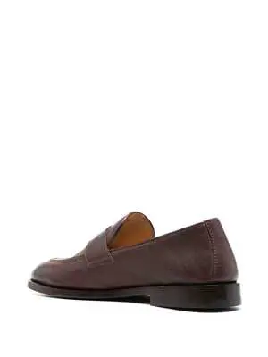 Brunello Cucinelli Almond-toe Flat-sole Loafers