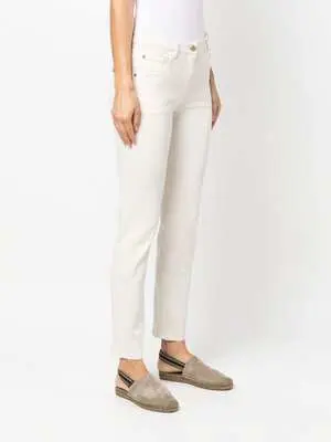 Brunello Cucinelli Logo-patch Straight-leg Trousers