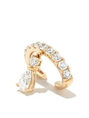 ANITA KO 18kt Yellow Daphne Diamond Ear Cuff