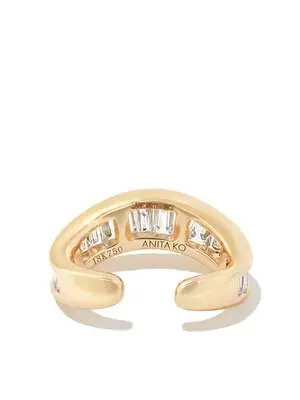 ANITA KO 18k Yellow Diamond Single Ear Cuff