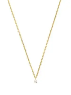 ANITA KO 18kt Yellow Diamond Chain-link Necklace - Gold