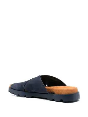 Camper Brutus Leather Sandals - Blue