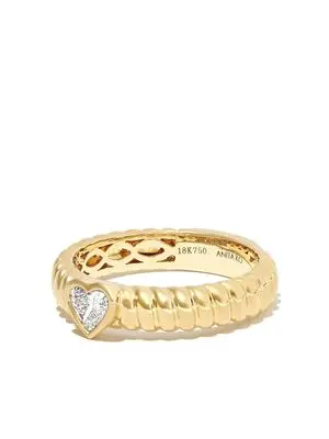 ANITA KO 18kt Yellow Zoe Diamond Ring - Gold