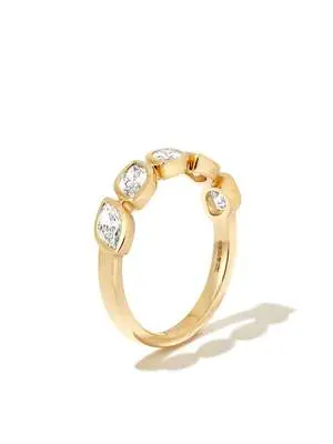 ANITA KO 18kt Yellow Diamond Demi-eternity Ring